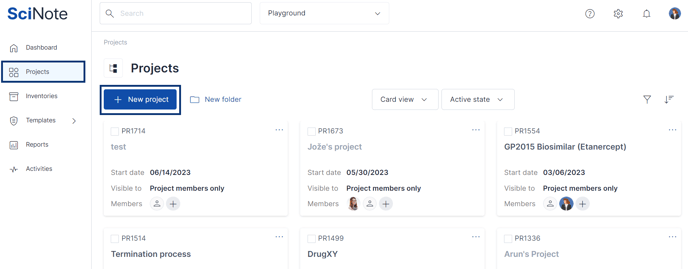 How to Create a Project and Add Users to it?